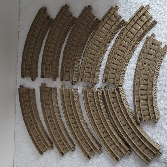 Mattel | Toys | Replacement Curve Tracks 1pc Tan 7 Thomas Friends ...
